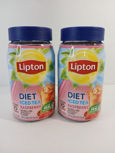 Lipton Diet Iced Tea Mix, Raspberry Discontinued Sugar Free Makes 20 ...