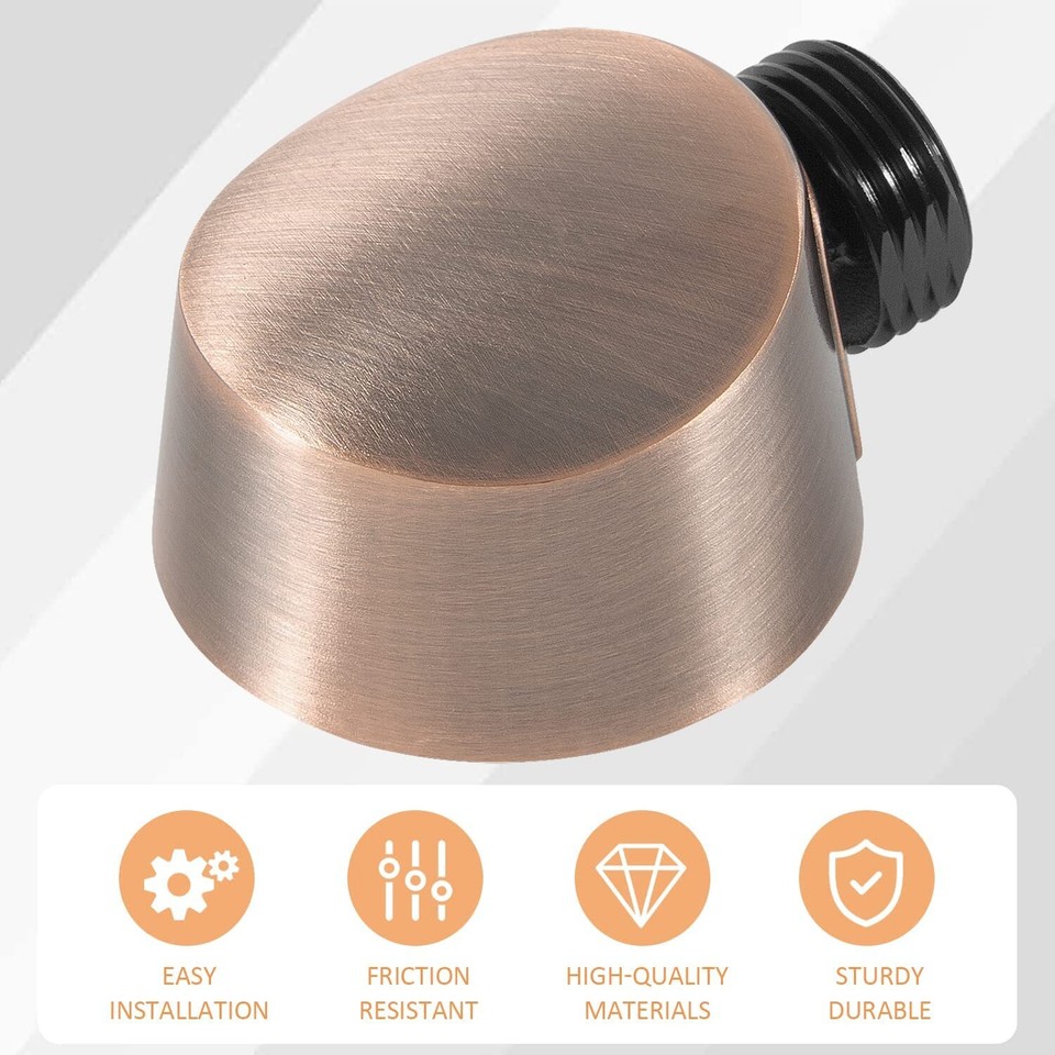 Round Drop Ell Handheld Shower Wall Connector A725ORB, Bronze 0.5 Inch ...