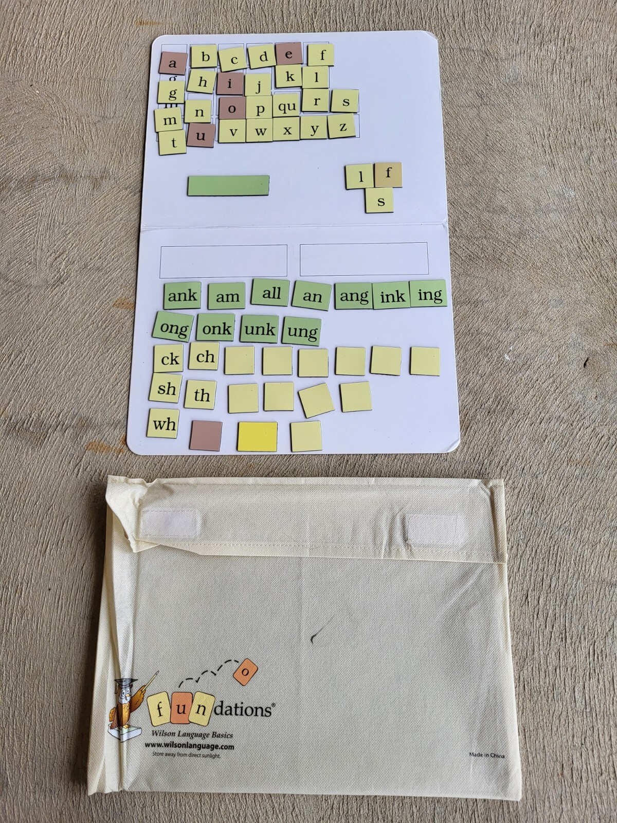 Fundations Letter Board with Magnet Tiles Level 1 by Wilson *COMPLETE ...