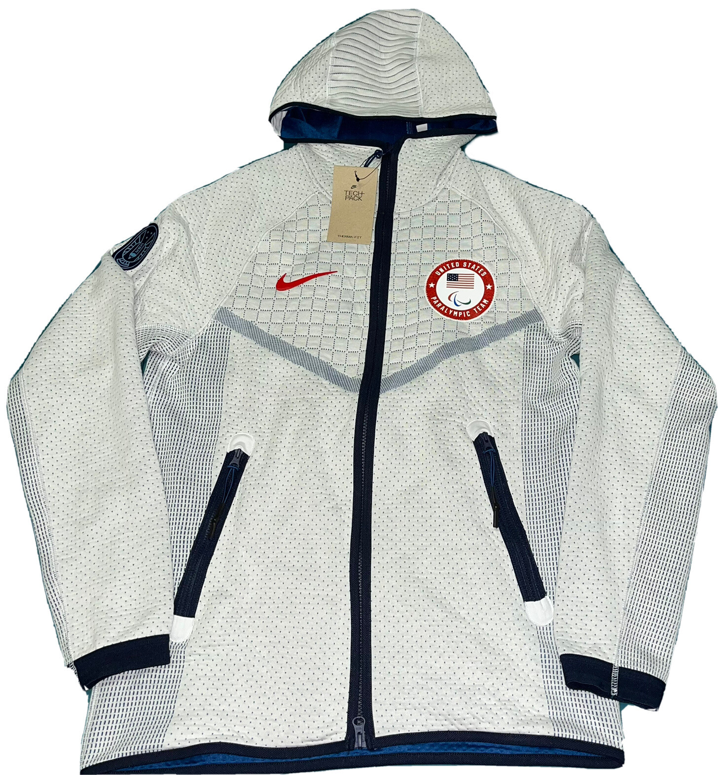 Nike Team USA Paralympic Full Zip Hoodie Tech Pack Men’s Size Small ...