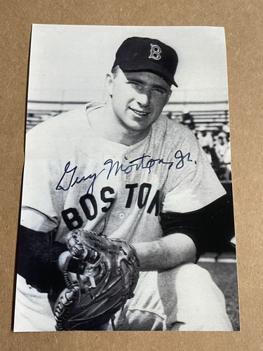 Guy Morton Boston Red Sox Baseball Signed Photo | eBay
