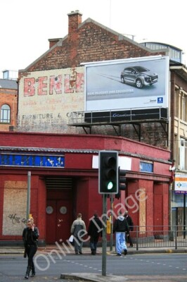 Photo 6x4 Old and modern advertising Nottingham/SK5641 At the junction ...
