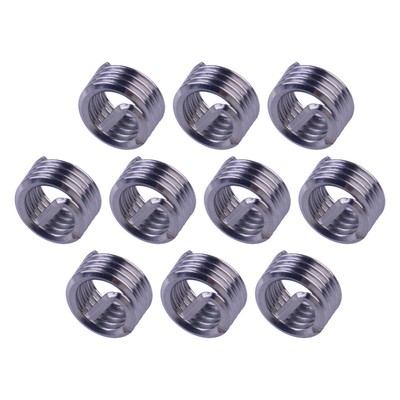 50Pc M6x1 Helicoil Thread Insert Wire Insert Thread Repair 304SS New ...