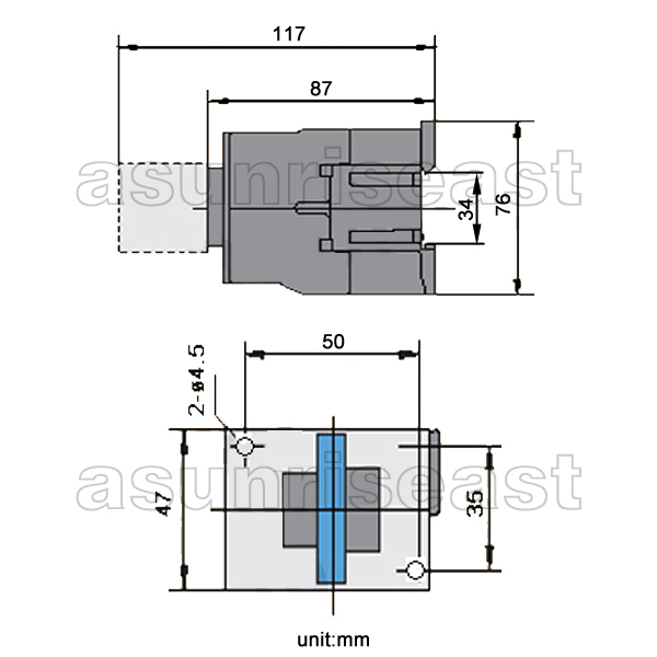 AC Contactor AC220V Coil 18A 3 Pole NO+1NC Auxiliary Contact LC1D1801 ...