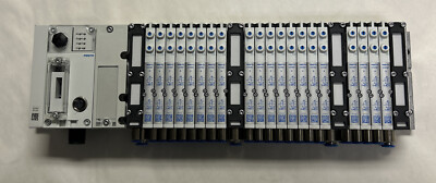 FESTO,CPX-FB32,DIL SWITCH CONTROL WITH VMPA1-FB-EMS-8 PNEUMATIC VALVE ...