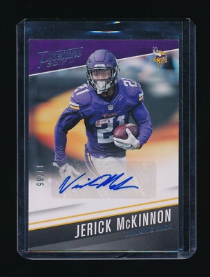 JERICK MCKINNON 2017 PRESTIGE VETERAN SIGNATURE AUTO #/65 *MINNESOTA ...