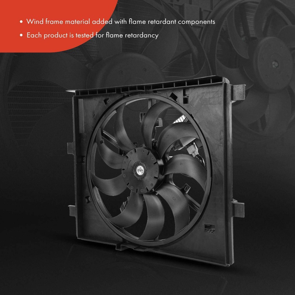 New Radiator Cooling Fan Assy with Control Module for Nissan Juke 2011 ...