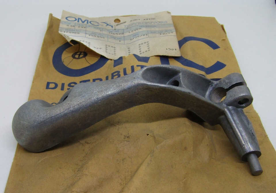 NEW OMC OUTBOARD MARINE CORP BOAT OEM LEVER PART NO. 376520 | eBay