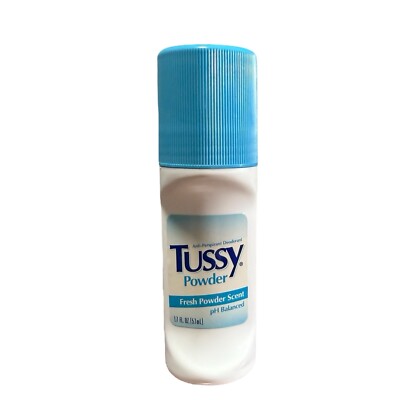 NEW Vintage Y2K Roll-On Tussy Fresh Powder Scent Deodorant 1.7oz NOS ...