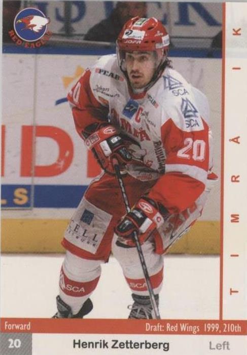 2002-03 Card Cabinet SHL Elitset - Promos Henrik Zetterberg #TCC-10 (RC ...