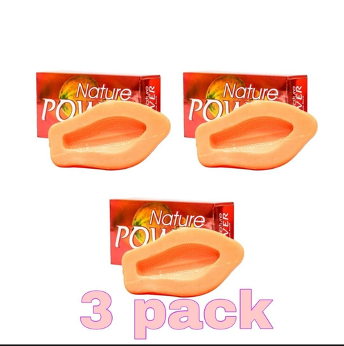 3-Pack Nature Papaya Soap Whitening Skin Herbal Original Lightening 4 ...