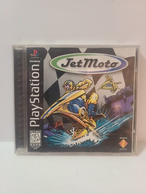 Jet Moto 1 Black Label (Sony PlayStation 1) PS1 Complete with Manual ...