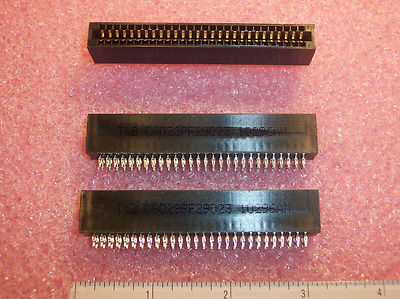 QTY (5) 28 POSITION 56 PIN PRESSFIT EDGE CARD CONNECTORS 3.96mm ...