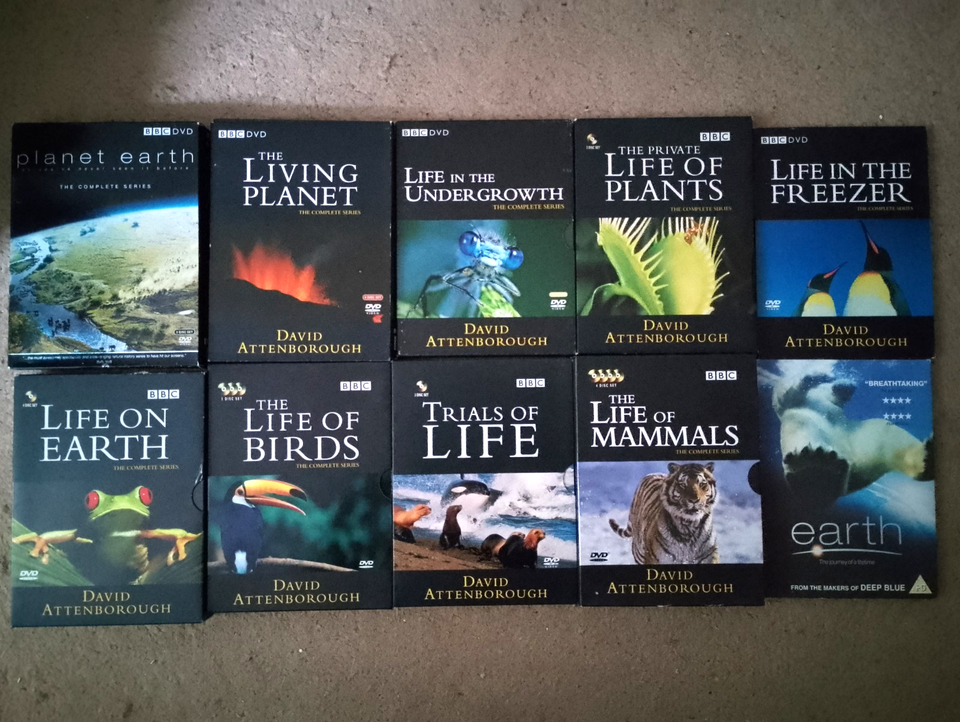 20 x BBC NATURE Documentary Box Sets/DVD Job Lot BLUE/FROZEN/PLANET ...