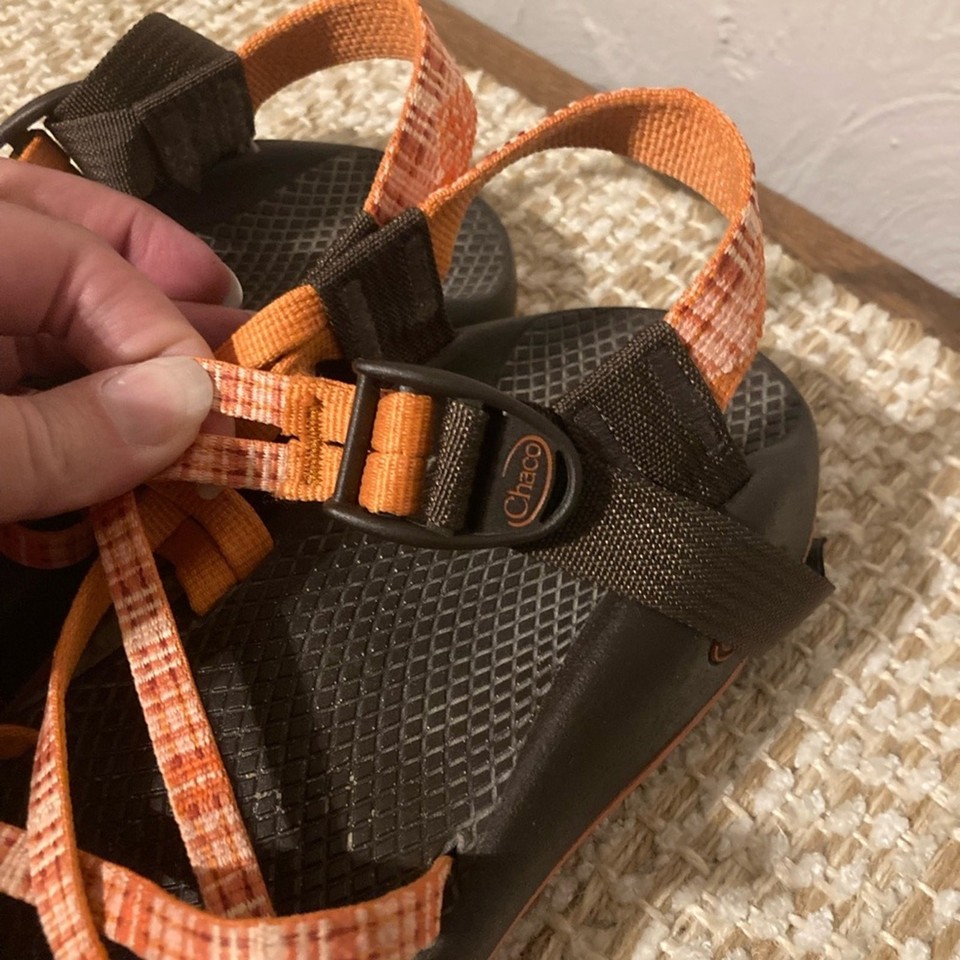 Chaco Sandals Pinkish Orange Color Adjustable Strap Women's 7 | eBay