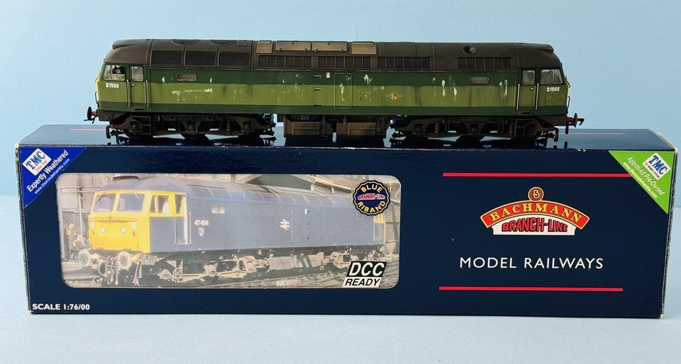 BACHMANN 'OO' 32-800 CLASS 47 2 TONE BR GREEN 4 DIGIT H/CODE LOCO TMC ...