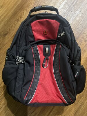 Swiss Gear Wegner Backpack w/ Laptop, Scan Smart Airflow Travel Black ...