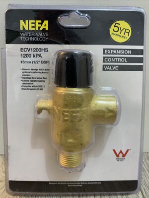 Nefa Expansion Control Valve ECV1200HS 1200kPA, 15mm/1/2”BSB | eBay ...