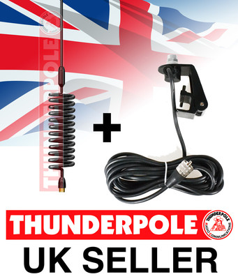 Thunderpole Orbitor Antenna & Gutter Mount Kit Springer CB Radio Aerial ...
