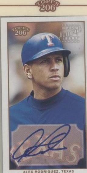 2002 Topps 206 - Autographs Alex Rodriguez #TA-AR (AU) for sale online ...