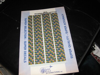 WWI German Lozenge Camouflage Lower Surface-1/48 scale-Super Scale ...