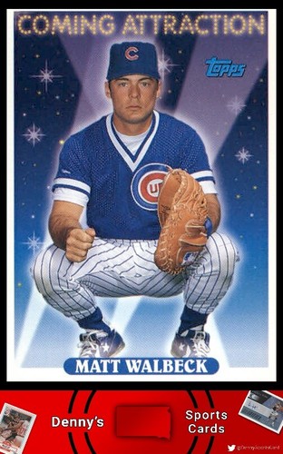 1993 Topps #812 Matt Walbeck Chicago Cubs Baseball Card | eBay