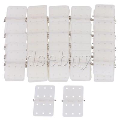 Beige 28x16mm 50 Pcs DIY RC Airplane Pinned Hinge Wing Connection Spare ...