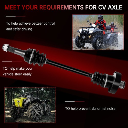 Pair CV Axle Rear Left Right for 2004-2007 Yamaha Rhino 660 2006 -09 ...