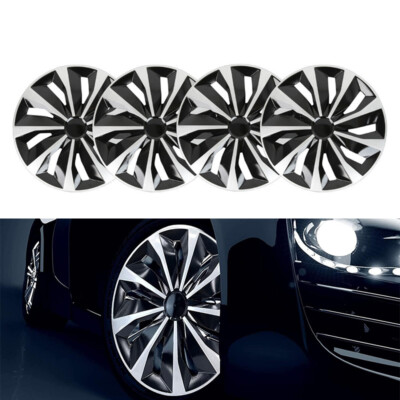 4X 16" Inch Wheel Covers Snap On Full Hub Caps Fit for R16 Tire & Steel ...