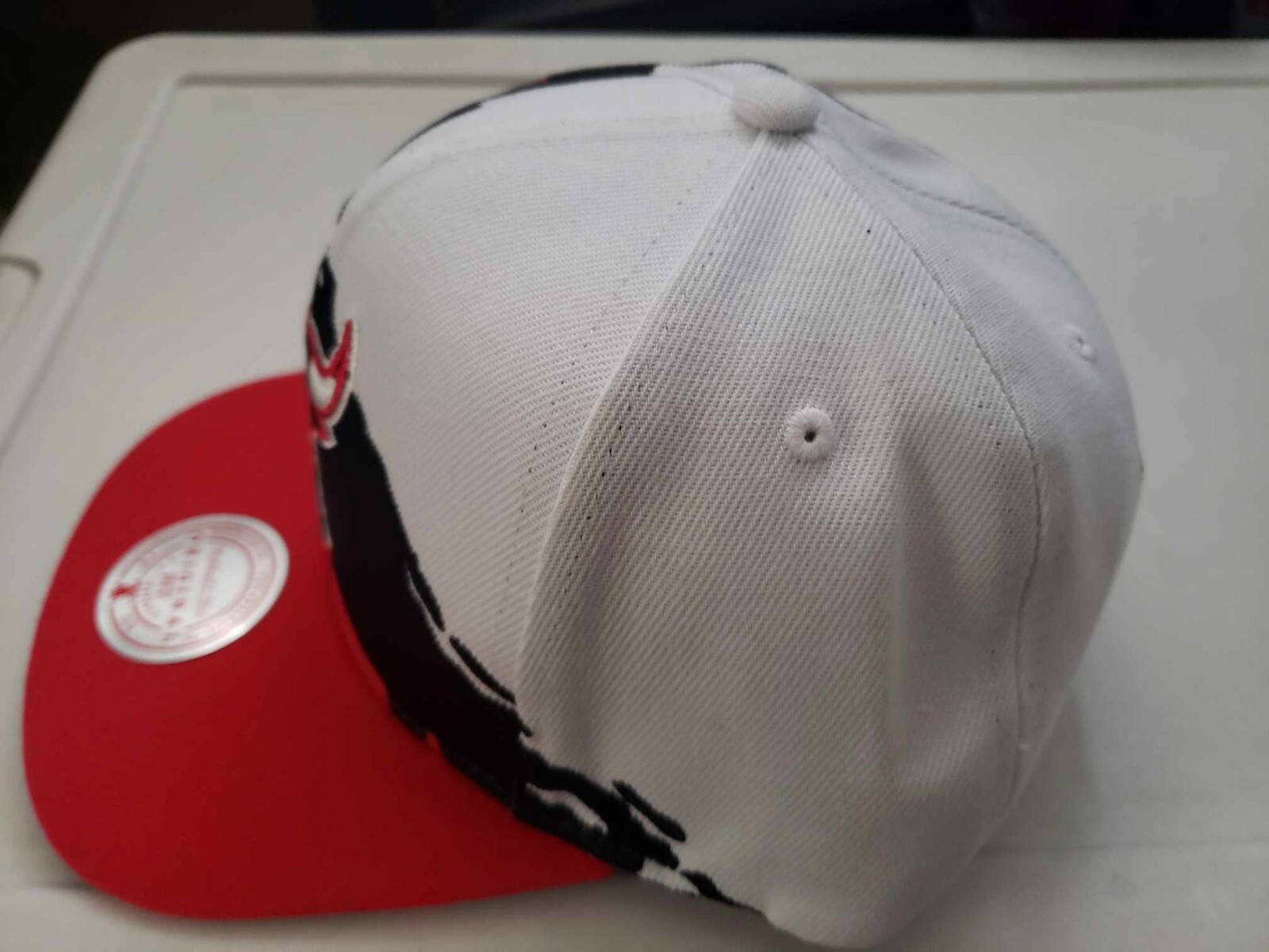 Chicago Bulls Snapback Hat Cap Color Splash Logo Mitchell Ness | eBay