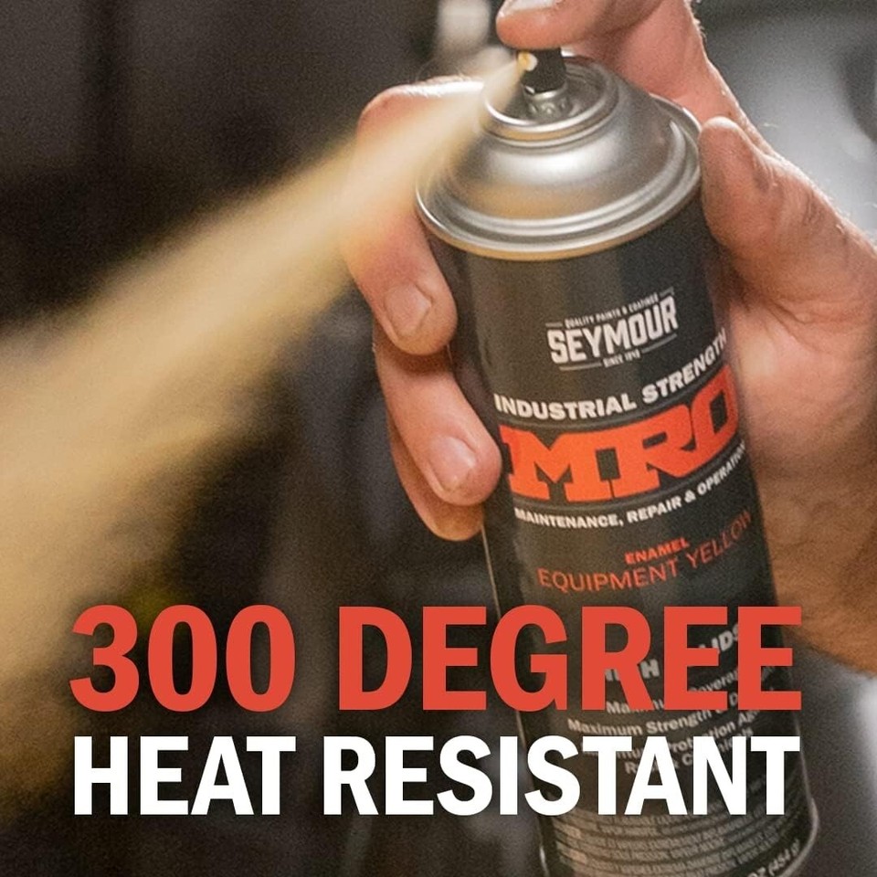 16 Fl Oz Safety Blue High Solids Spray Paint - Covers 18 Sq Ft, VOC ...