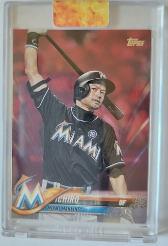 2018 Topps Mother's Day Pink 24/50 Ichiro Suzuki Ichiro #157 Miami ...