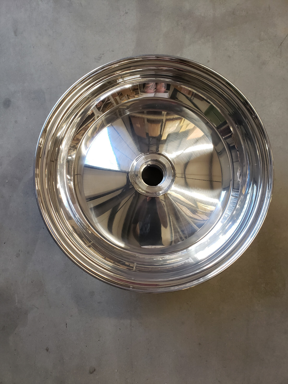 Sandrail Aluminum Spindle Mount Wheel, 5.5 Inch Wide, Heavy Duty 0.190 ...