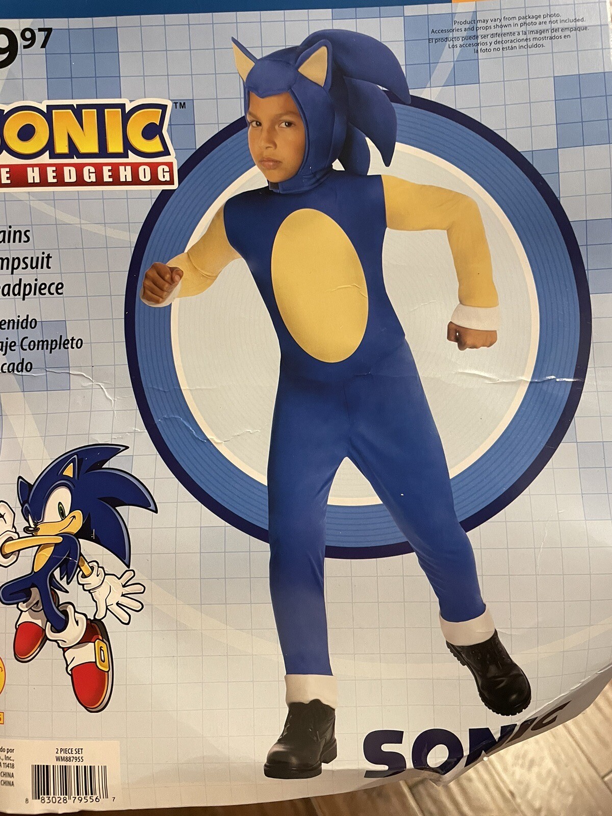 Sonic The Hedgehog Costume Boys