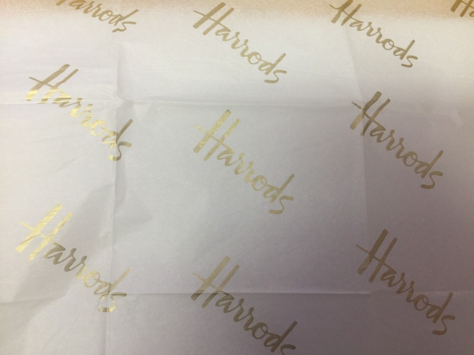 Harrods logo or plain tissue with Harrods logo sticky labels | eBay