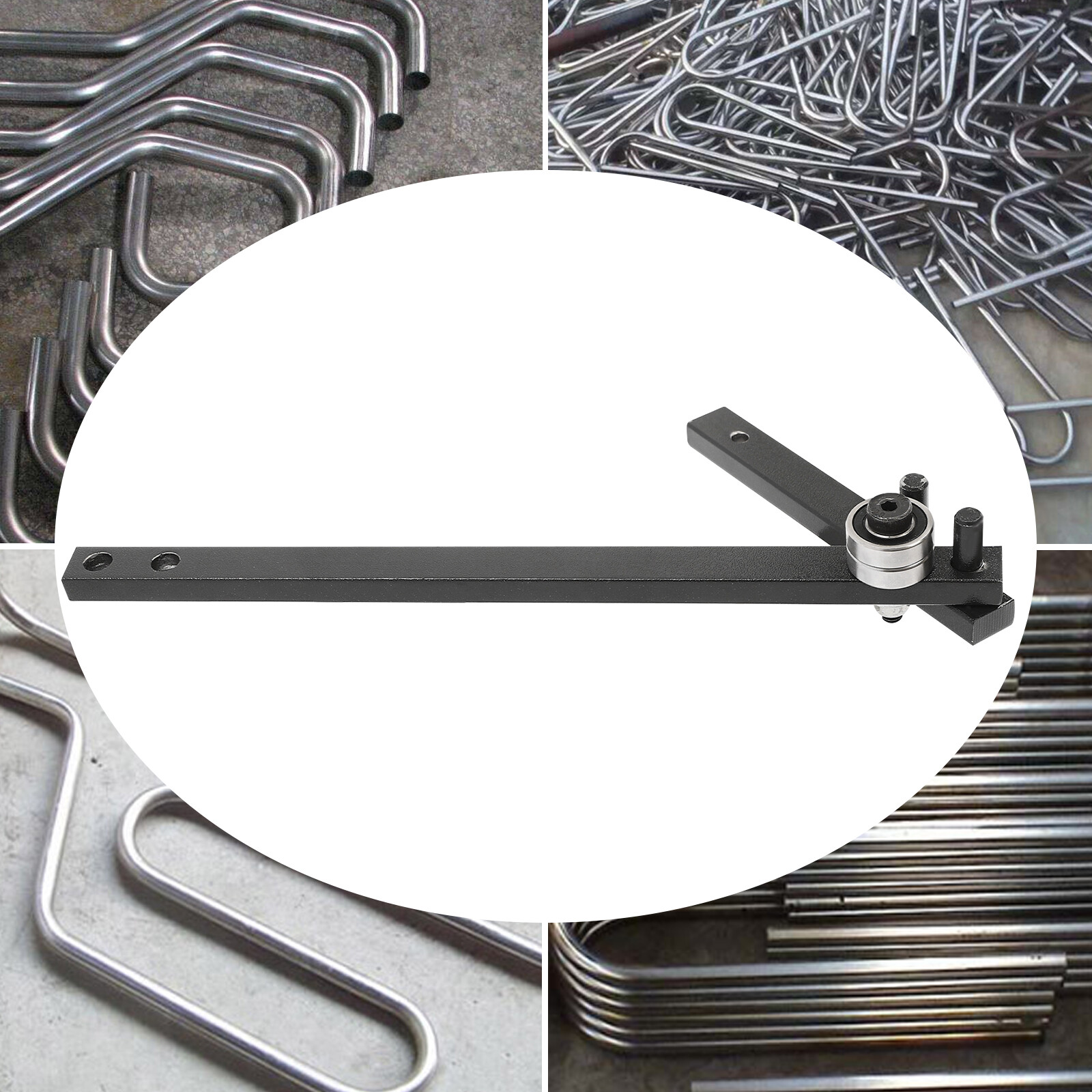 2-10mm Hand Bender Bending Machine Mini Flat Bar Rod Bender 45# Steel 0 ...