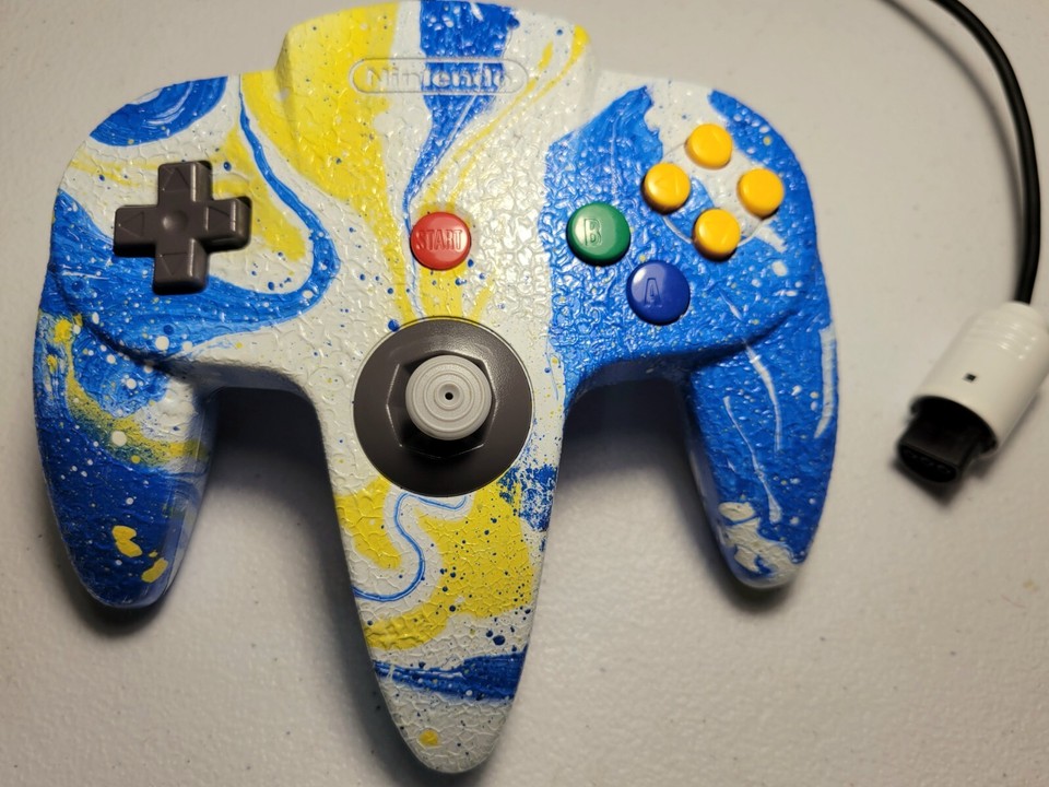 Nintendo N64 OEM Rebuilt Controller- Custom Paint "Tidal Sunbeam" | eBay