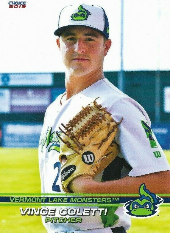 2019 Vermont Lake Monsters Vince Coletti Oakland Athletics | eBay