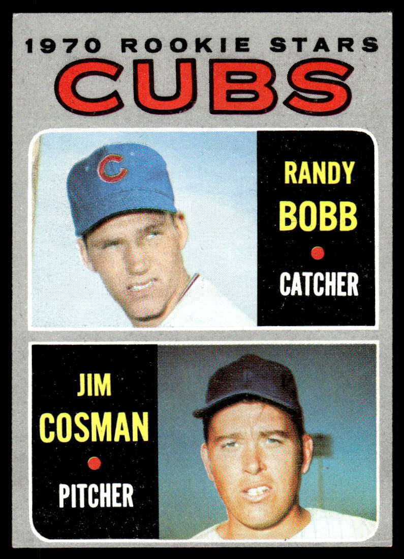1970 Topps Cubs 1970 Rookie Stars - Randy Bobb / Jim Cosman RS, RC #429 ...
