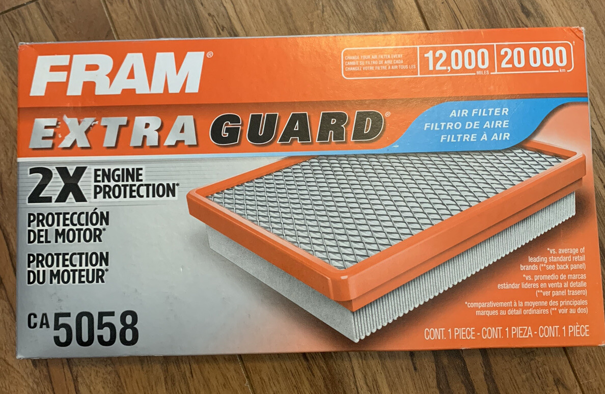Fram CA5058 - Air filter cross reference