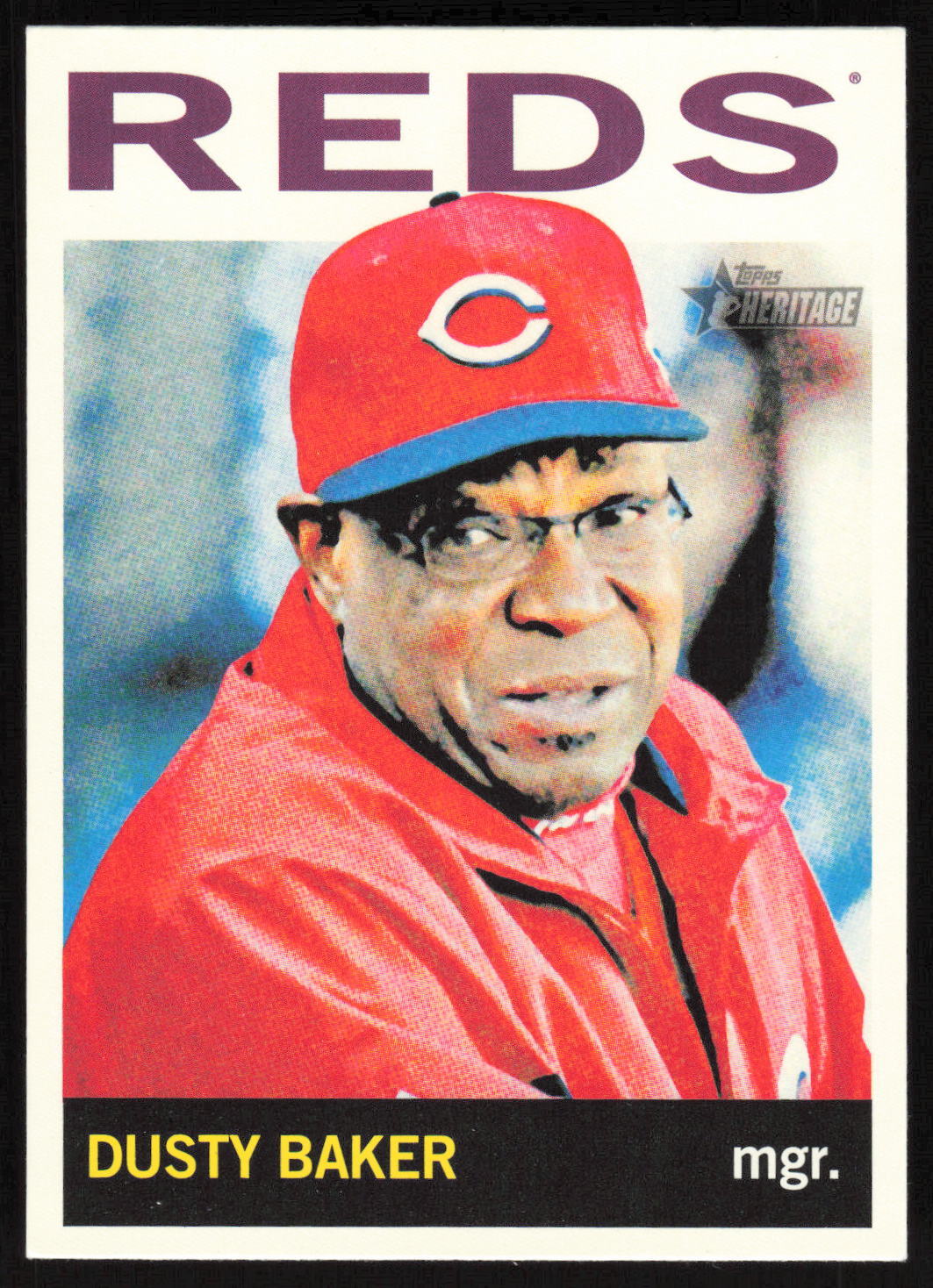 2013 Topps Heritage #207 Dusty Baker MGR Cincinnati Reds Card | eBay