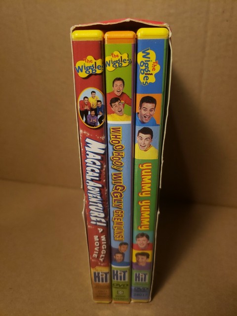 The Wiggles: Wiggle and Dance Pack (DVD, 2005, 3-Disc Set) for sale ...