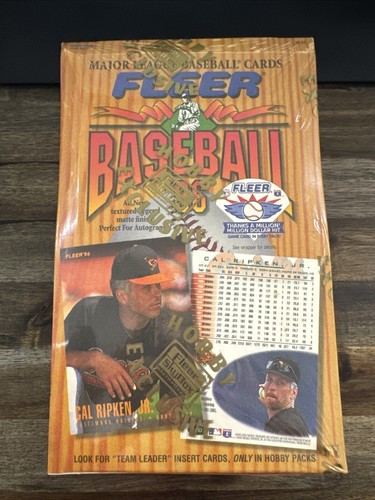 1996 Fleer Baseball Hobby Box Factory Sealed Box | eBay