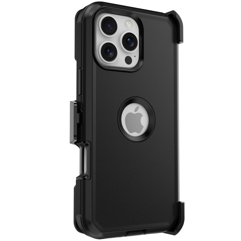 For iPhone 16 Pro Holster Case Belt Clip Heavy Duty Shockproof ...