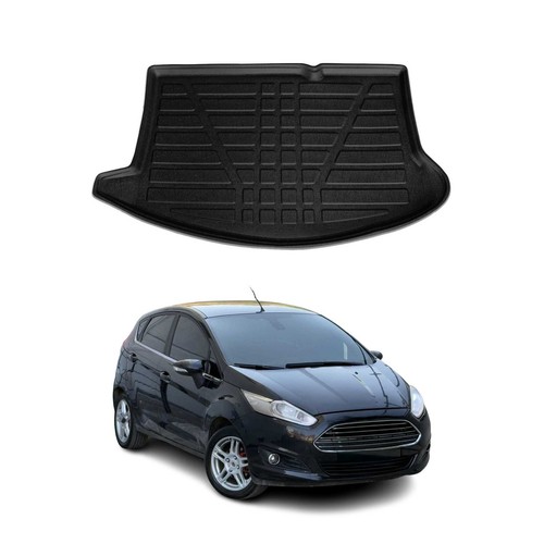 OMAC Cargo Mats Liner for Ford Fiesta 2011-2019 Hatchback Black All ...