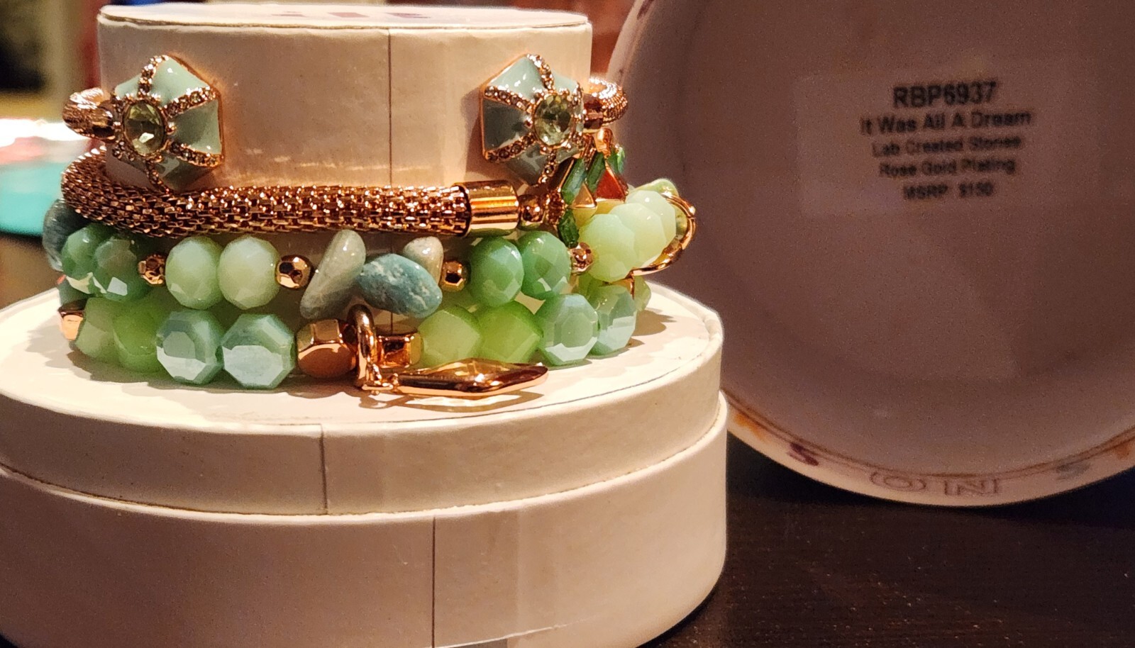 BP Bomb Party Spring Stacks 2024 "It Was All A Dream" 4 Bracelets Mint ...