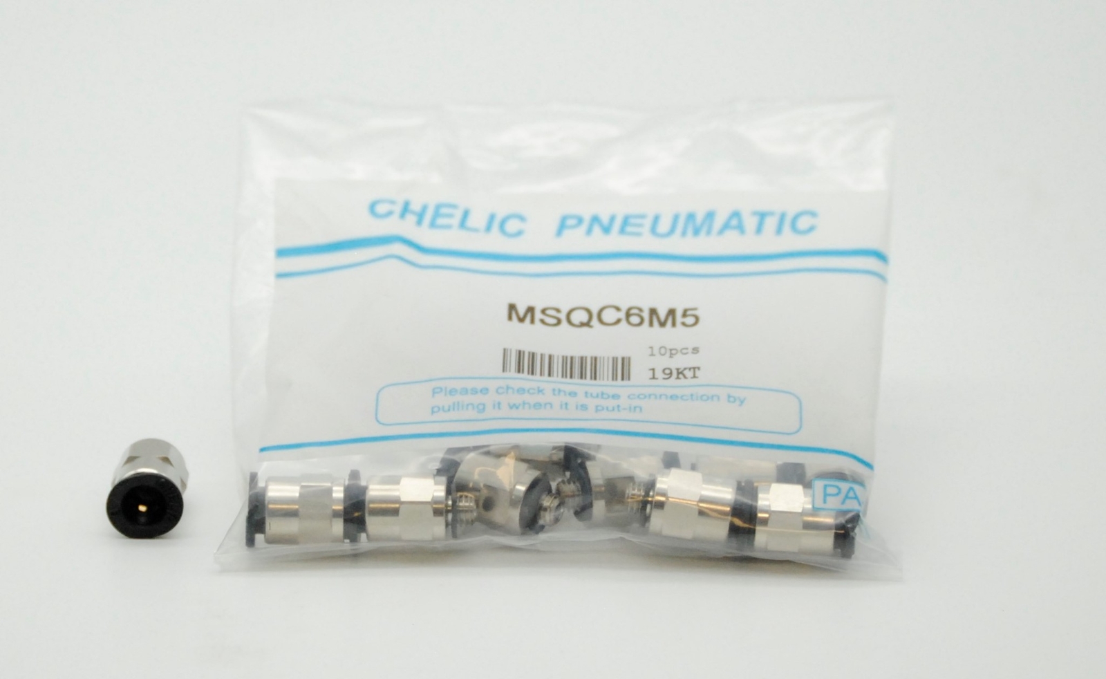 CHELIC MSQC 6M5 Ø6*M5 BSPT MALE Mini PUSH TO CONNECT STRAIGHT Fitting ...