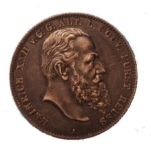 Germany-Reuss-Greiz (Older Line) Heinrich XII. 2 Marks 1901-A | eBay