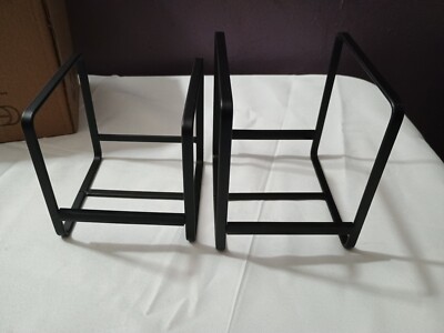 2 Pack Small Metal Plate Holders Dish Storage Display Rack for Cabinet ...