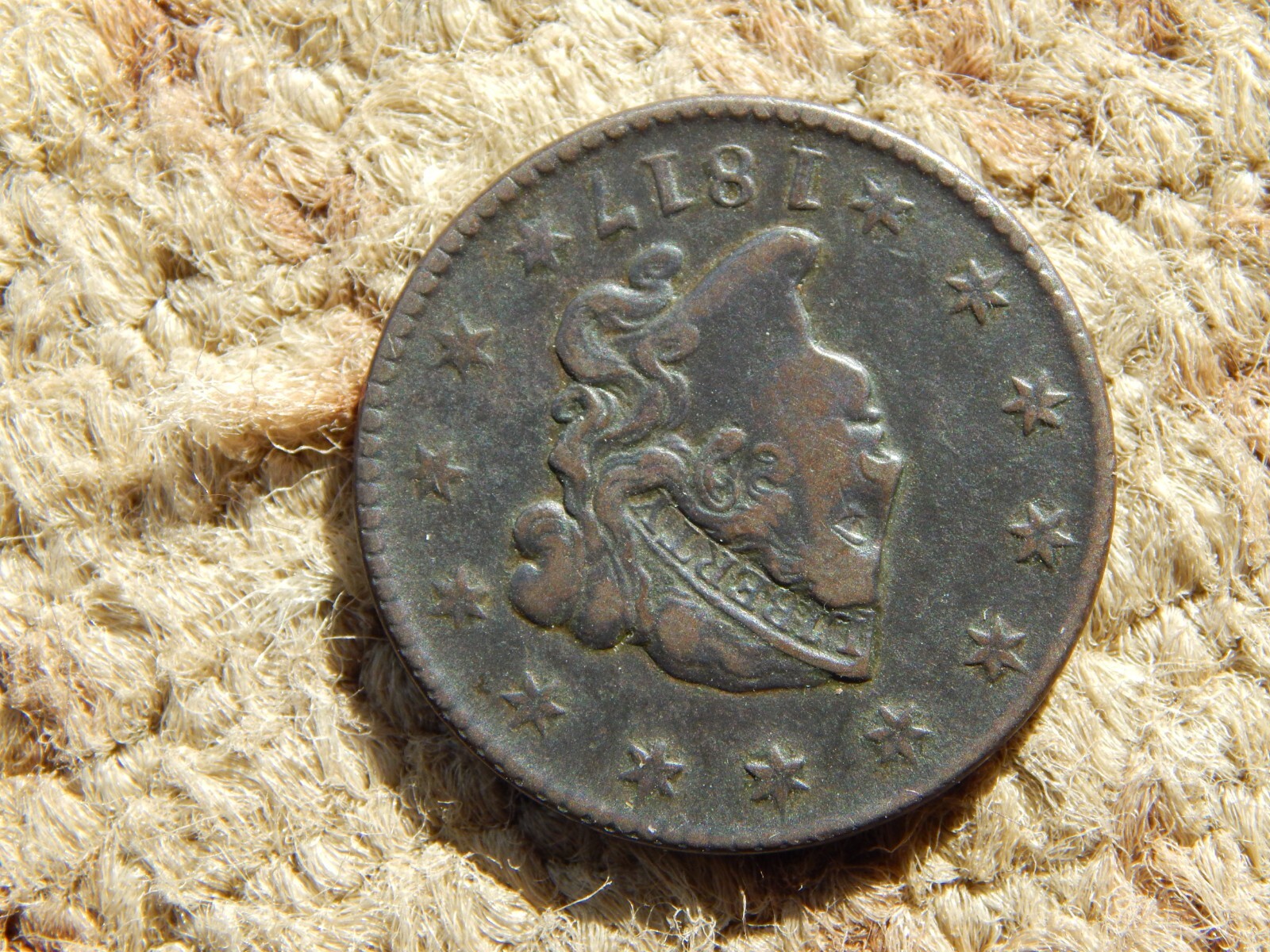 1817 Large Cent High Grade Matron Or Coronet Head Cent US Type Coin | eBay